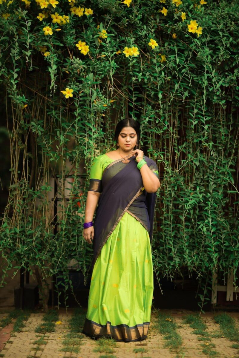 Paithani Green Dhavani - Tanirika